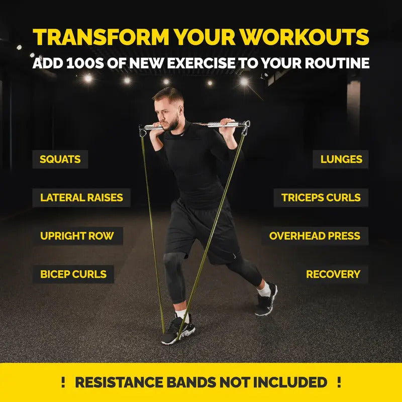 Resistance Band Bars – Versatile Strength Tools for Home & Gym – Tribe ...